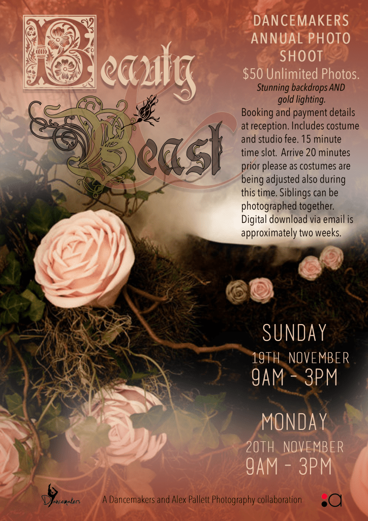 Beauty and the Beast photoshoot poster – Pallett Photography